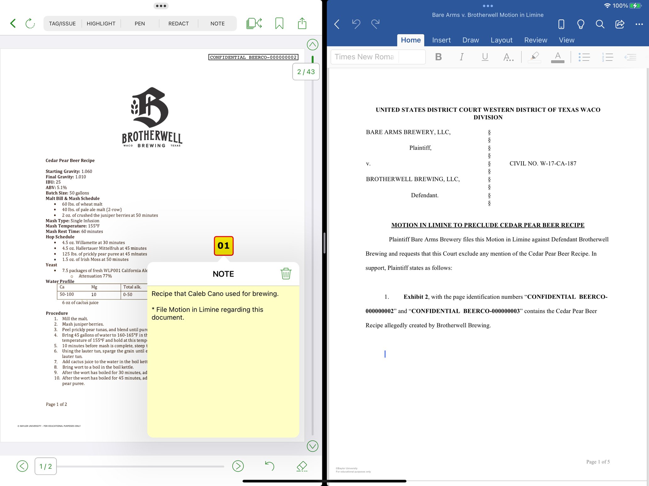 How do I use Multitasking and Split View with the LIT SUITE apps?